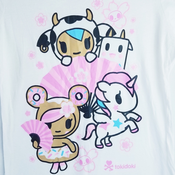 tokidoki | Tops | Tokidoki Graphic Tshirt White Medium | Poshmark